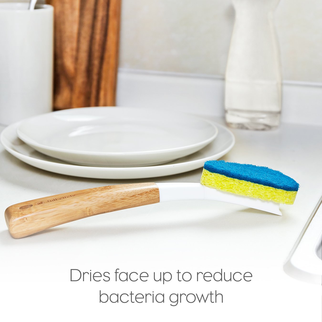 Full Circle Laid Back 2.0 Dish Sponge Refill Replacement Head, 2 Pack