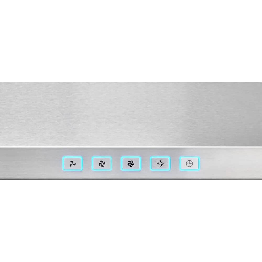 Broan-NuTone BWP2366SS Convertible Wall-Mount LED Lights Pyramidal Chimney Range Hood, 630 MAX Blower CFM, 36-Inch, Stainless Steel