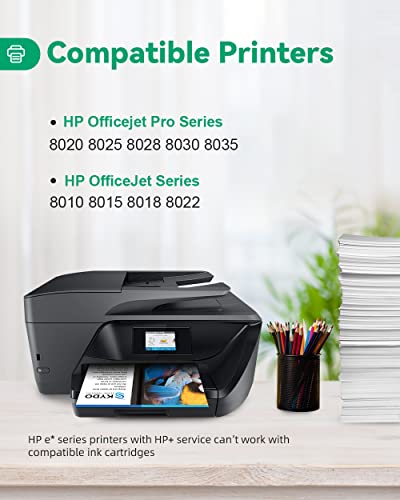 910XL Ink Cartridges Replacement for HP 910XL 910 XL Work for HP OfficeJet Pro 8015 8020 8025 8028 8030 8035 Printers( Black, Cyan, Magenta, Yellow, 4 Combo Packs)