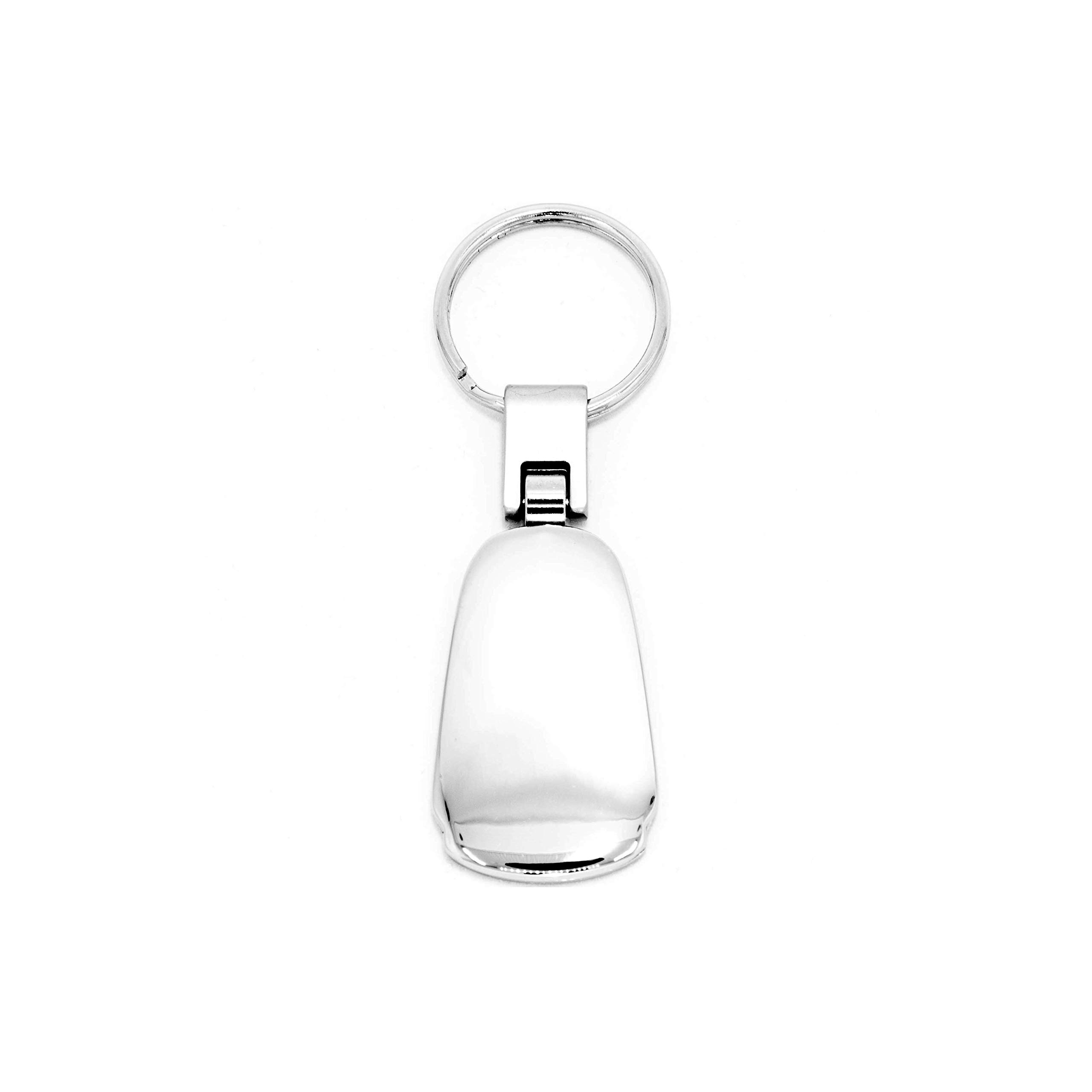 Au-TOMOTIVE GOLD Metal Tear Drop Key Chain for Honda S2000 (Chrome)