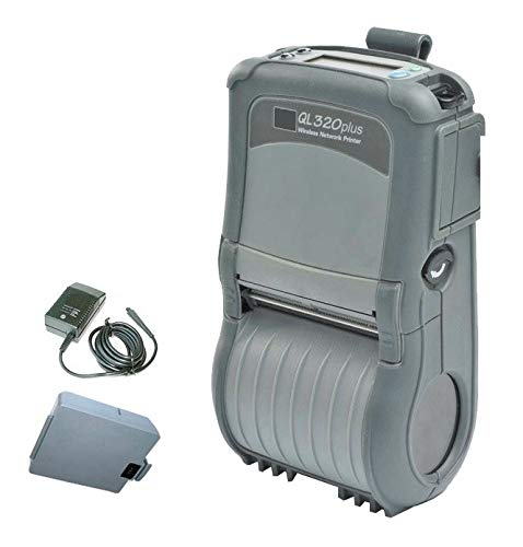 QL320 Plus Barcode Label Printer, Wireless WiFi (b/g), 3 Inch, Direct Thermal, USB Comm Port, Belt Clip, Charger