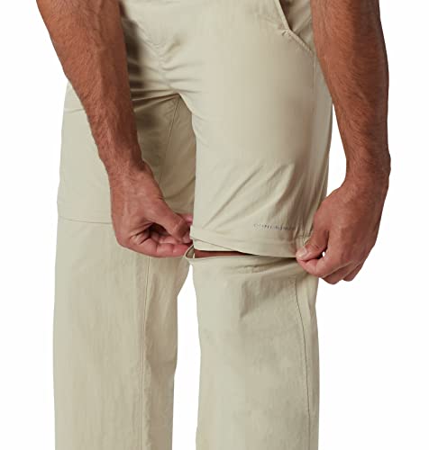 Columbia Men’s Backcast Convertible Sun Pants, Quick Drying Fossil