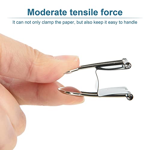 Binder Clips Paper Clips, EHME 340pcs Metal Office Clips Set with Paper Clamps Paperclips for Office and School Supplies, Assorted Large, Medium, Small Sizes