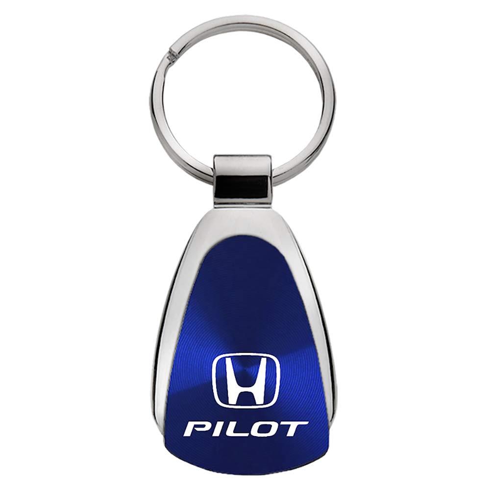 Au-TOMOTIVE GOLD Tear Drop Key Chain for Honda Pilot (Blue)