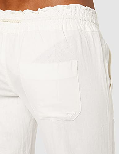 Roxy Women's Oceanside Pant, Sea Salt, Medium
