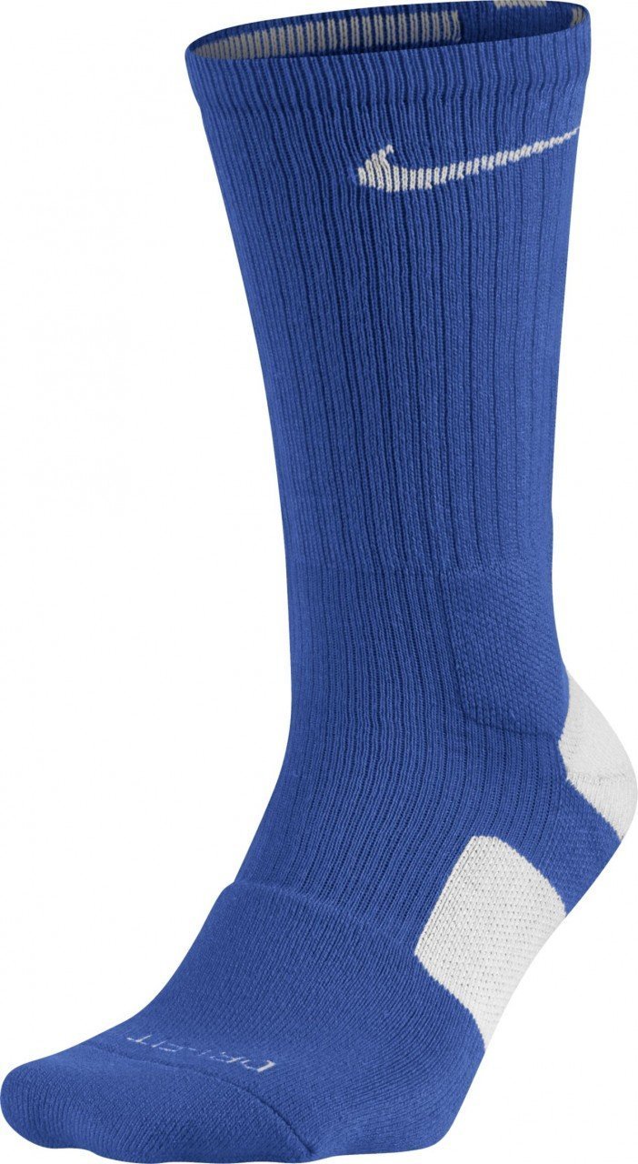 Nike Dri-FIT Elite Basketball Crew Socks Game Royal/White Size X-Large