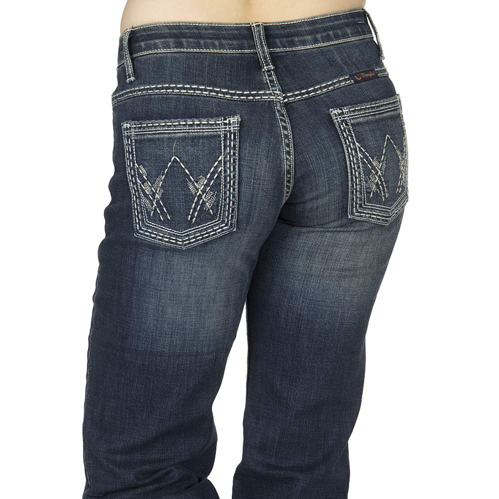 Wrangler womens Shiloh Low Rise Boot Cut Ultimate Riding Jeans, Talk of the Town, 17-34 US