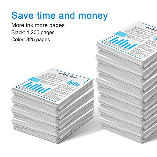 934XL 935XL Combo Pack Replacement for HP 934 and 935 Ink Cartridges Work with OfficeJet Pro 6830 6230 6835 6812 (934 XL 935 XL, 4 Pack)