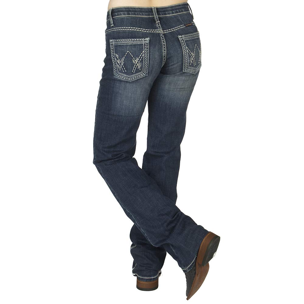 Wrangler womens Shiloh Low Rise Boot Cut Ultimate Riding Jeans, Talk of the Town, 17-34 US