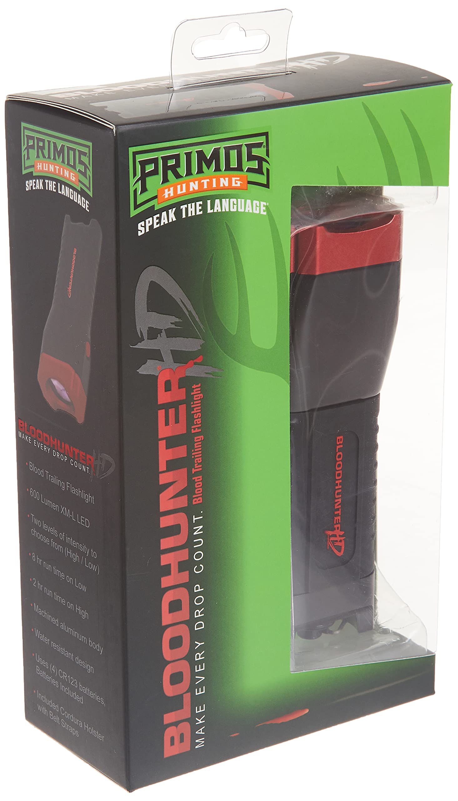 Primos Hunting Bloodhunter HD, Advanced Shadow Free Blood Tracking Light for Night Hunting