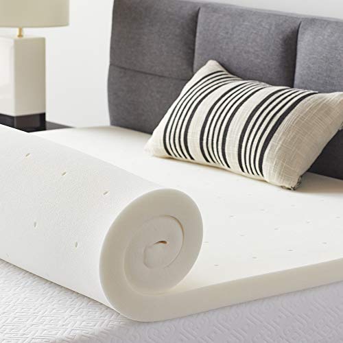 LUCID - LU20RQ45MT 2 Inch Ventilated Memory Foam Mattress Topper