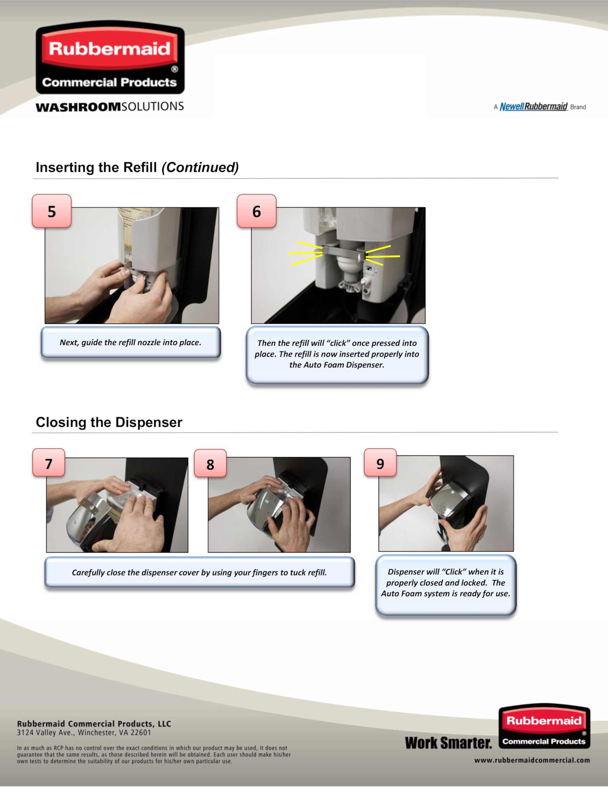 Rubbermaid Commercial Products Flex Moisturizing Foam Hand Soap Refill, 500mL, Green Seal Certified, Compatible with RCP's Flex Dispensers, for Restrooms/Bathrooms in Schools/Gyms/Offices