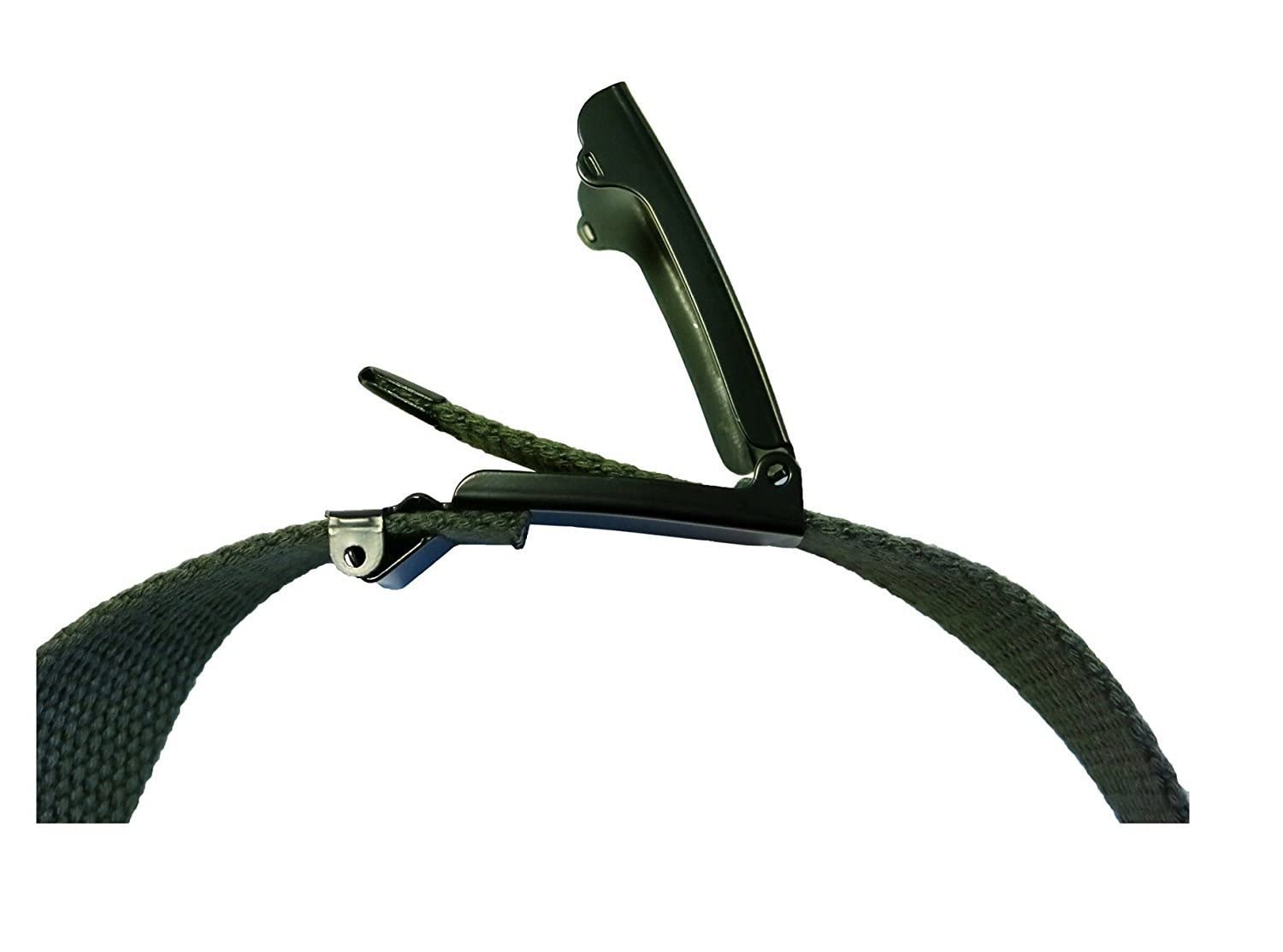 InsectGuard - Permethrin Treated Mosquitoes, Flies, Ticks & More Insect Repellent Size Adjustable Fabric Belt (Black) One Size Fits All!