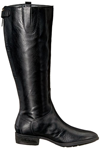 Sam Edelman Women's Penny Classic Equestrian Boot, Black Leather, 10 Medium US