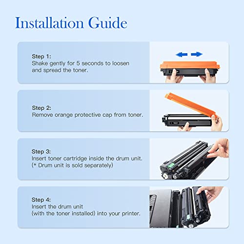 Valuetoner Compatible Toner Cartridge Replacement for Brother TN221BK TN221 TN 221 to use with HL-3140CW HL-3150CDN HL-3170CDW MFC-9330CDW HL-3180CDW MFC-9130CW Printer ( Black,2 Pack )