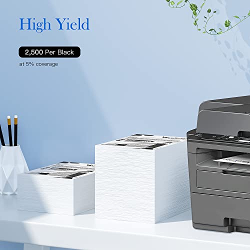 Valuetoner Compatible Toner Cartridge Replacement for Brother TN221BK TN221 TN 221 to use with HL-3140CW HL-3150CDN HL-3170CDW MFC-9330CDW HL-3180CDW MFC-9130CW Printer ( Black,2 Pack )