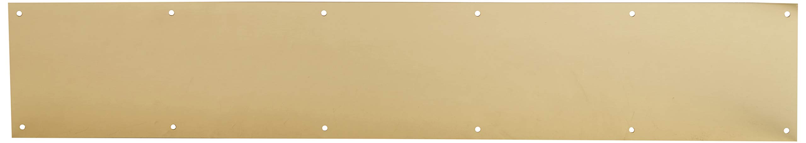 Ives by Schlage 6X34 Schlage C8400B3 Kick Plate, 34 in L X 6 in W, for Use with Exterior Or Interior Door Surface