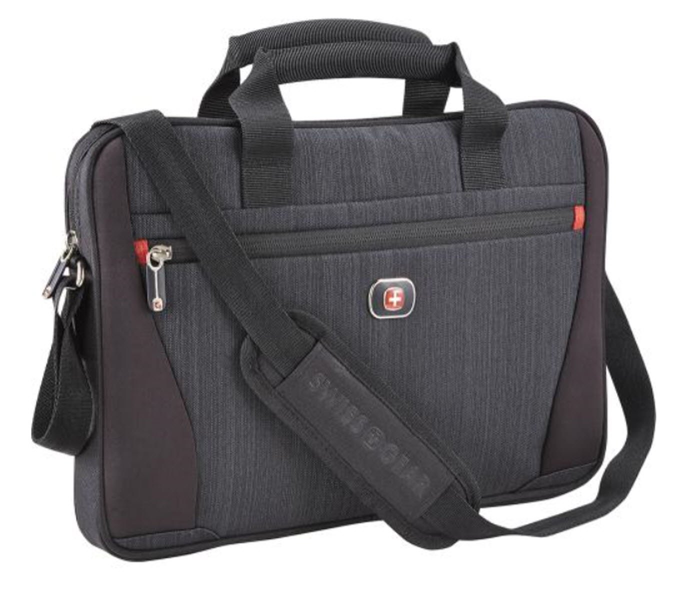 SwissGear - Structure 14 Laptop Case - Blue Heather/Black