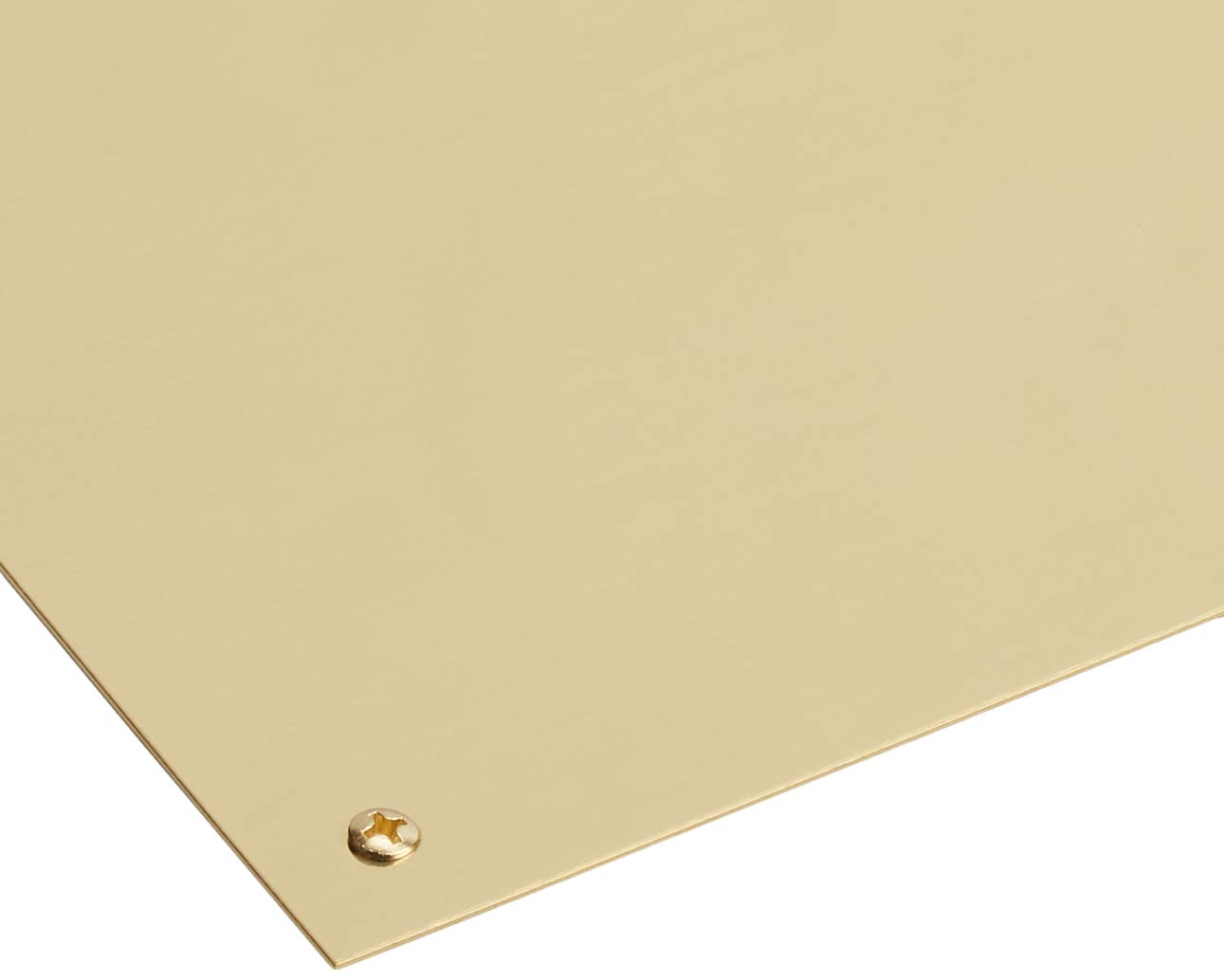Ives by Schlage 6X34 Schlage C8400B3 Kick Plate, 34 in L X 6 in W, for Use with Exterior Or Interior Door Surface