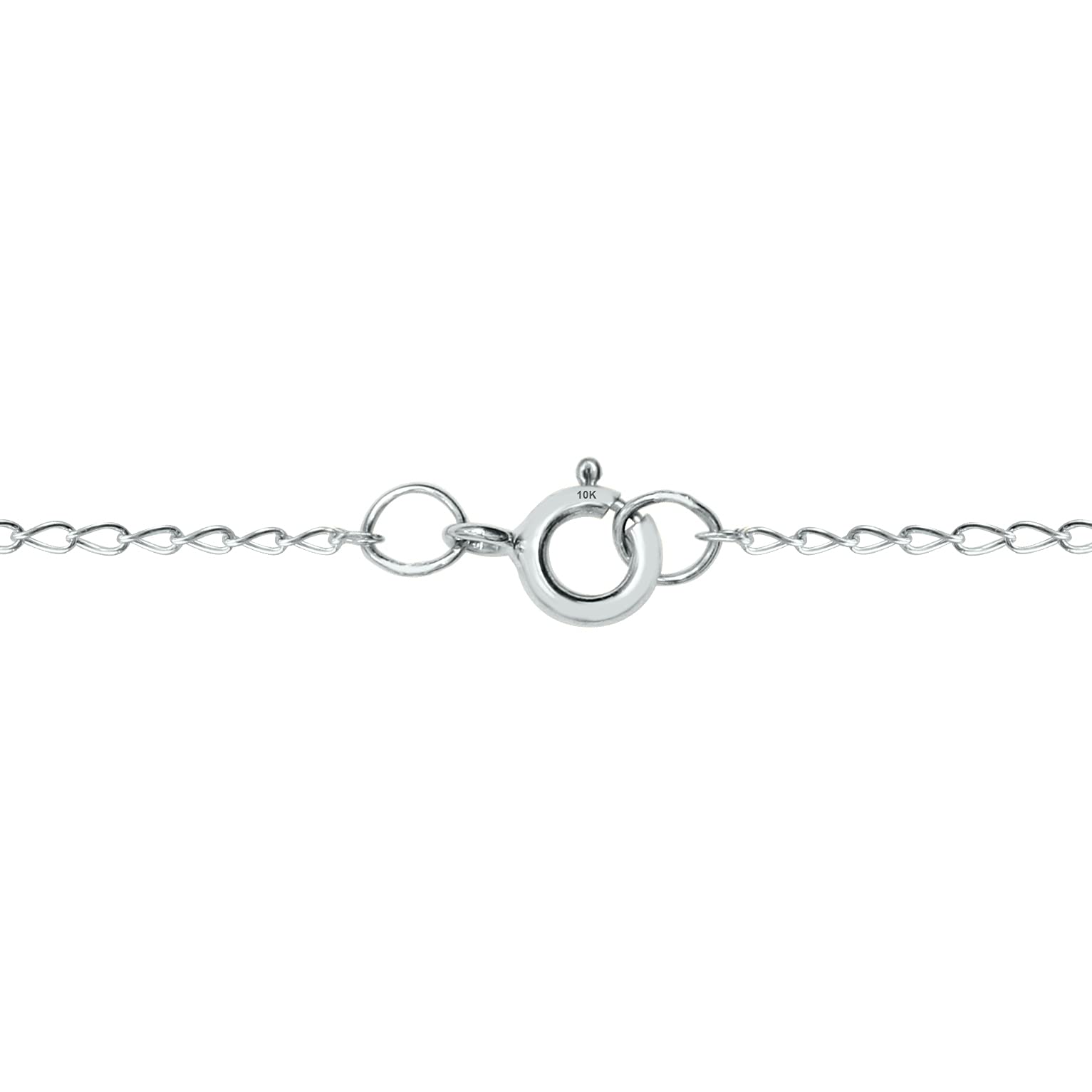 AGS Certified 1/2 Carat TW Diamond Journey Pendant in 10K White Gold (K-L Color, I2-I3 Clarity)