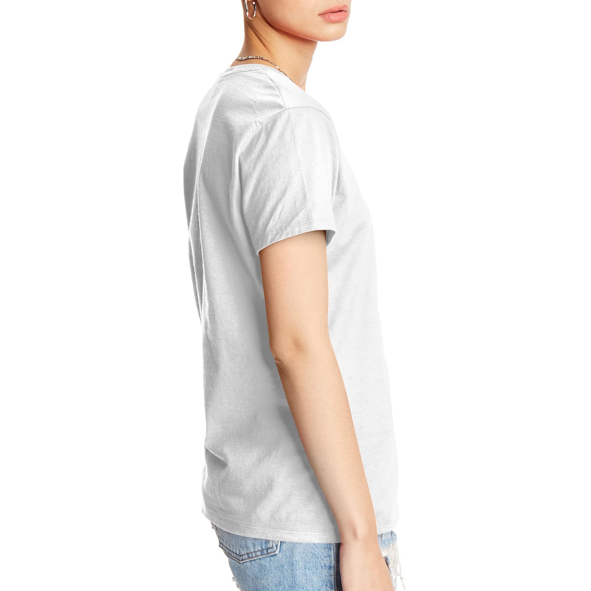 Hanes Women's Perfect-T Short Sleeve T-Shirt, White, Small