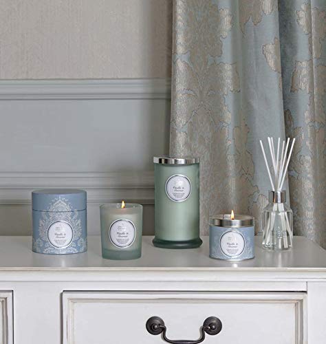 Shearer Candles Vanilla and Coconut Large Scented Silver Tin Candle - White