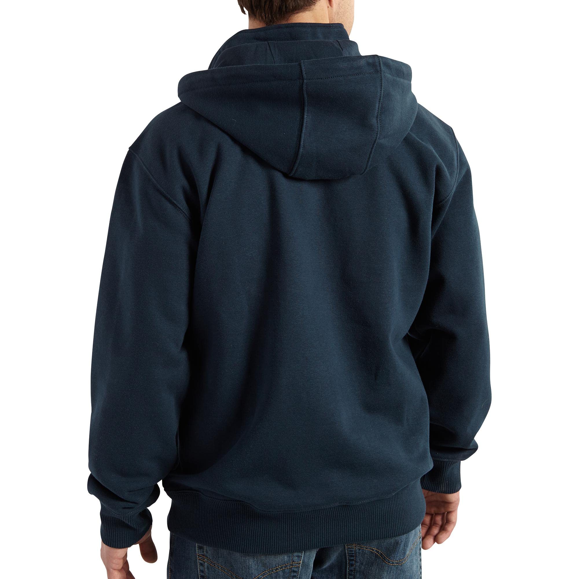 Carhartt Men's Big Rain Defender Loose Fit Heavyweight Quarter-Zip Sweatshirt, New Navy, X-Large Tall