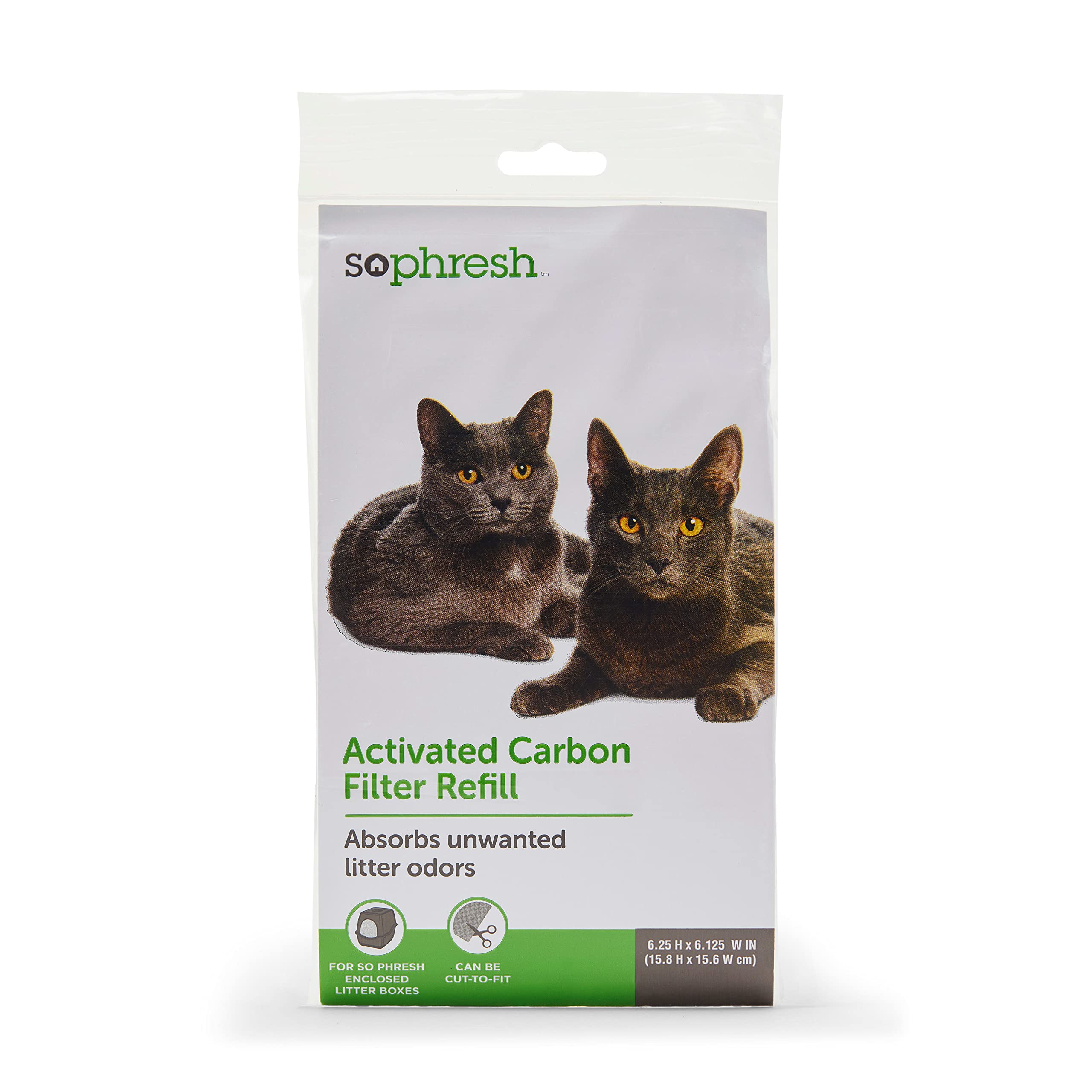 So Phresh Cat Litter Box Replacement Carbon Filter