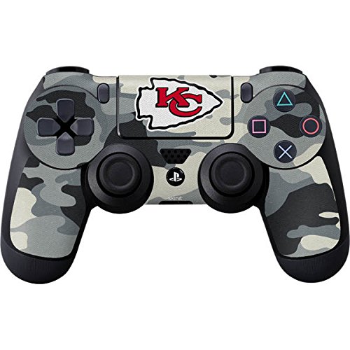 Skinit Decal Gaming Skin Compatible with PS4 Controller - Officially Licensed NFL Kansas City Chiefs Camo Design