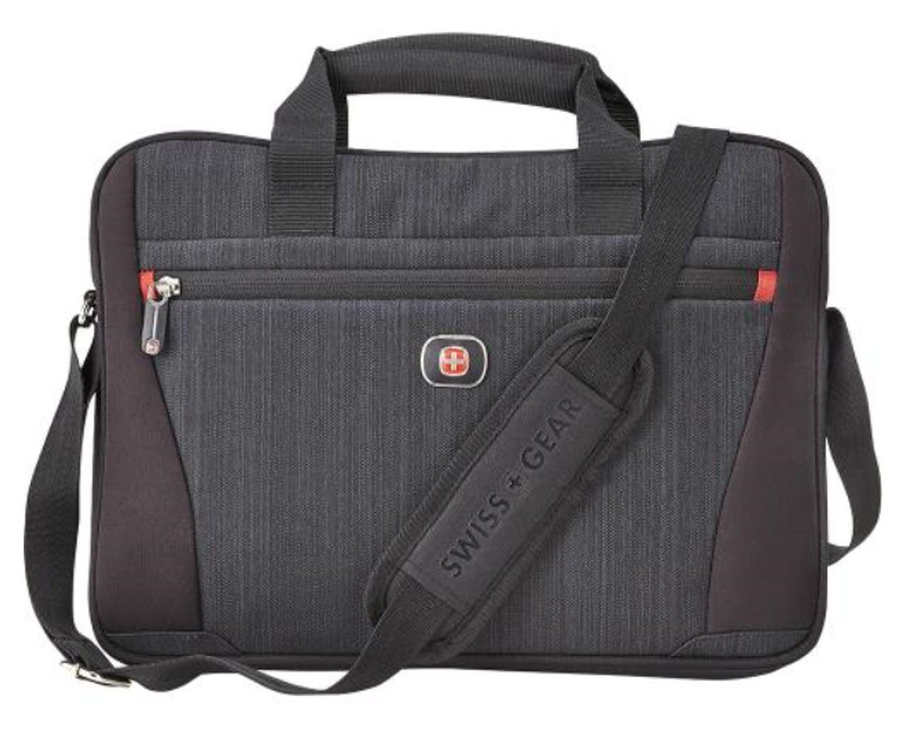 SwissGear - Structure 14 Laptop Case - Blue Heather/Black