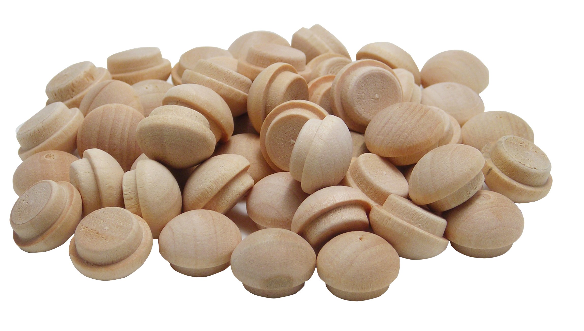 General Tools 1/2-Inch Button Plugs #312012, FSC Ethically Sourced Hardwood, 50 Count (Pack of 1)