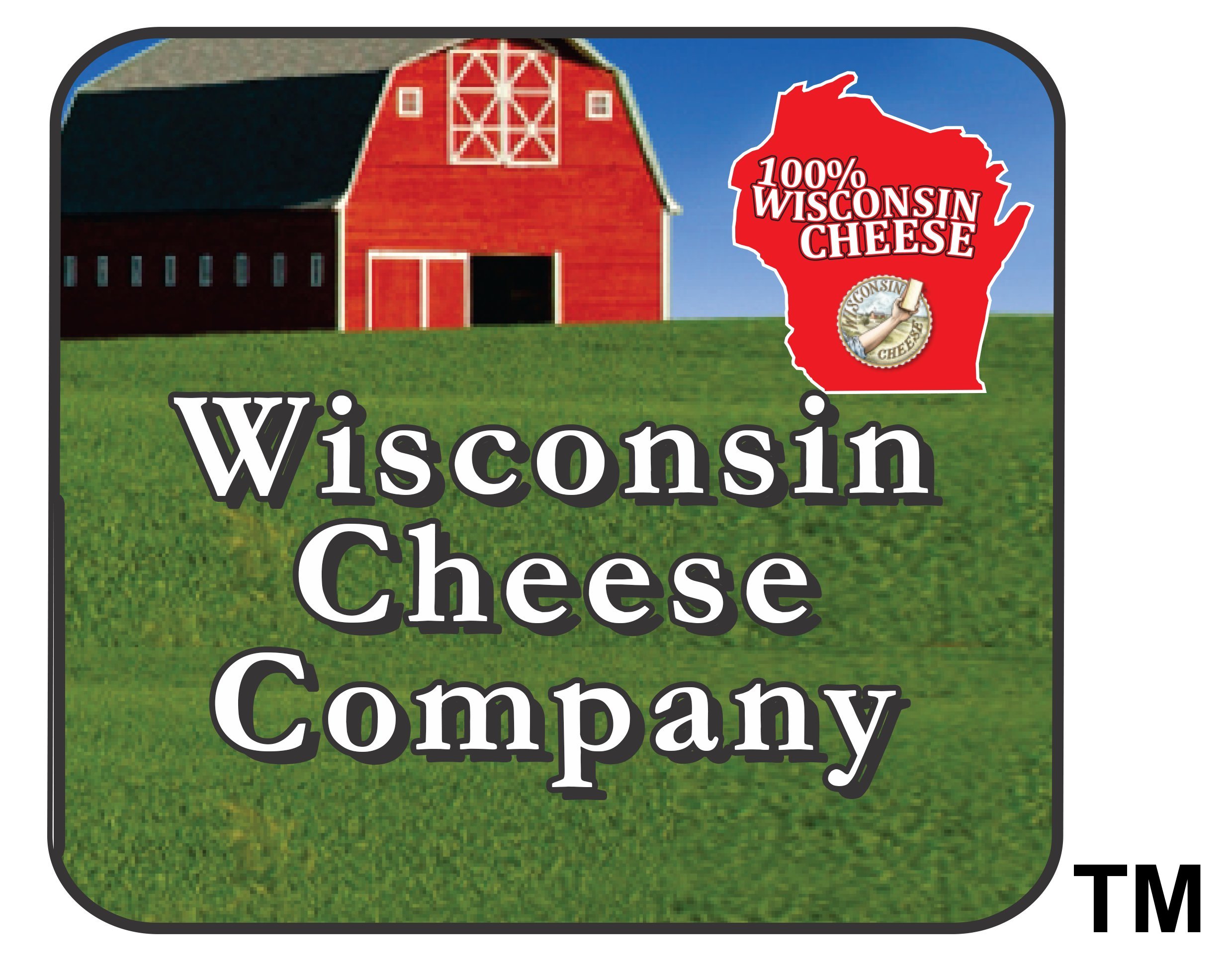 Wisconsin Cheese Company - Wisconsin Cheddar & Pepper Jack Cheese and Cracker Gift Box - 100% Wisconsin Cheese | Perfect for Parties, Charcuterie Boards and Birthday Gifts | Great Easter Gift for Cheese Lovers