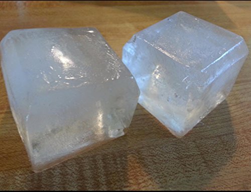 Home-Complete Large Ice Cube Tray, Double Pack, Black