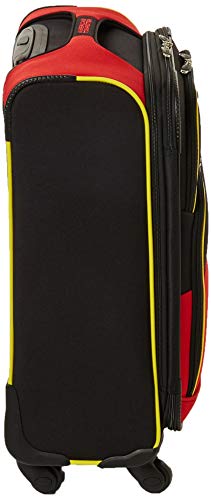 American Tourister Disney Softside Luggage with Spinner Wheels, Mickey Mouse Pants, Checked-Medium 21-Inch