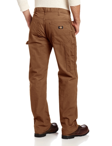 Dickies mens Relaxed Straight-fit Lightweight Duck Carpenter Jean Work Utility Pants, Timber, 34W x 32L US