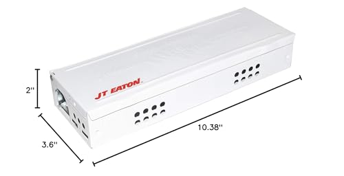JT Eaton 427-WH Little Pete Slim Multi Catch Mouse Trap with Solid Lid, Speedy Clean Ramps, White Powder Coat, No Bait or Poison Needed, Pack of 12