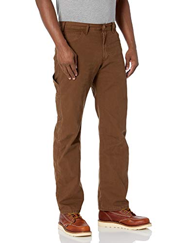 Dickies mens Relaxed Straight-fit Lightweight Duck Carpenter Jean Work Utility Pants, Timber, 34W x 32L US