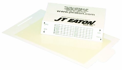 JT Eaton 199 Pest CatchersÂŽ Glue Board - 4.875" x 8.5", Non-Poisonous, No-Mess Cleanup, Foldable Tunnel Design