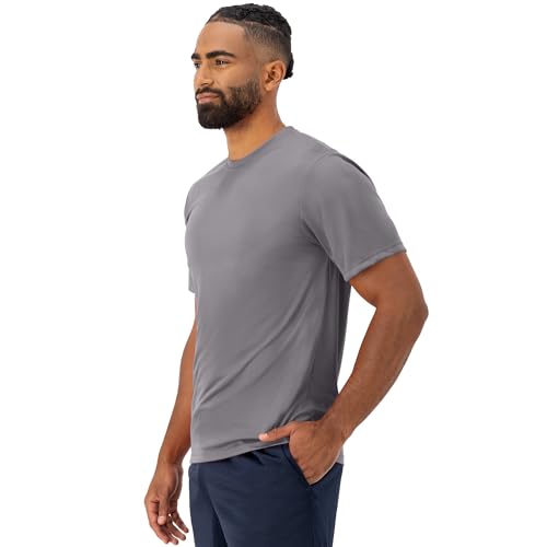 Hanes mens Sport Cool Dri Performance Tee fashion t shirts, Graphite, Large US