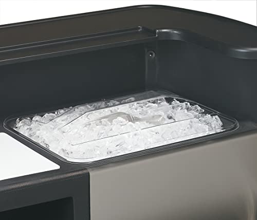 Carlisle FoodService Products Maximizer Portable Travel Bar Table with Locking Casters for Catering, Buffets, Restaurants, Ldpe, 56 X 26.5 X 48.5 Inches, Black
