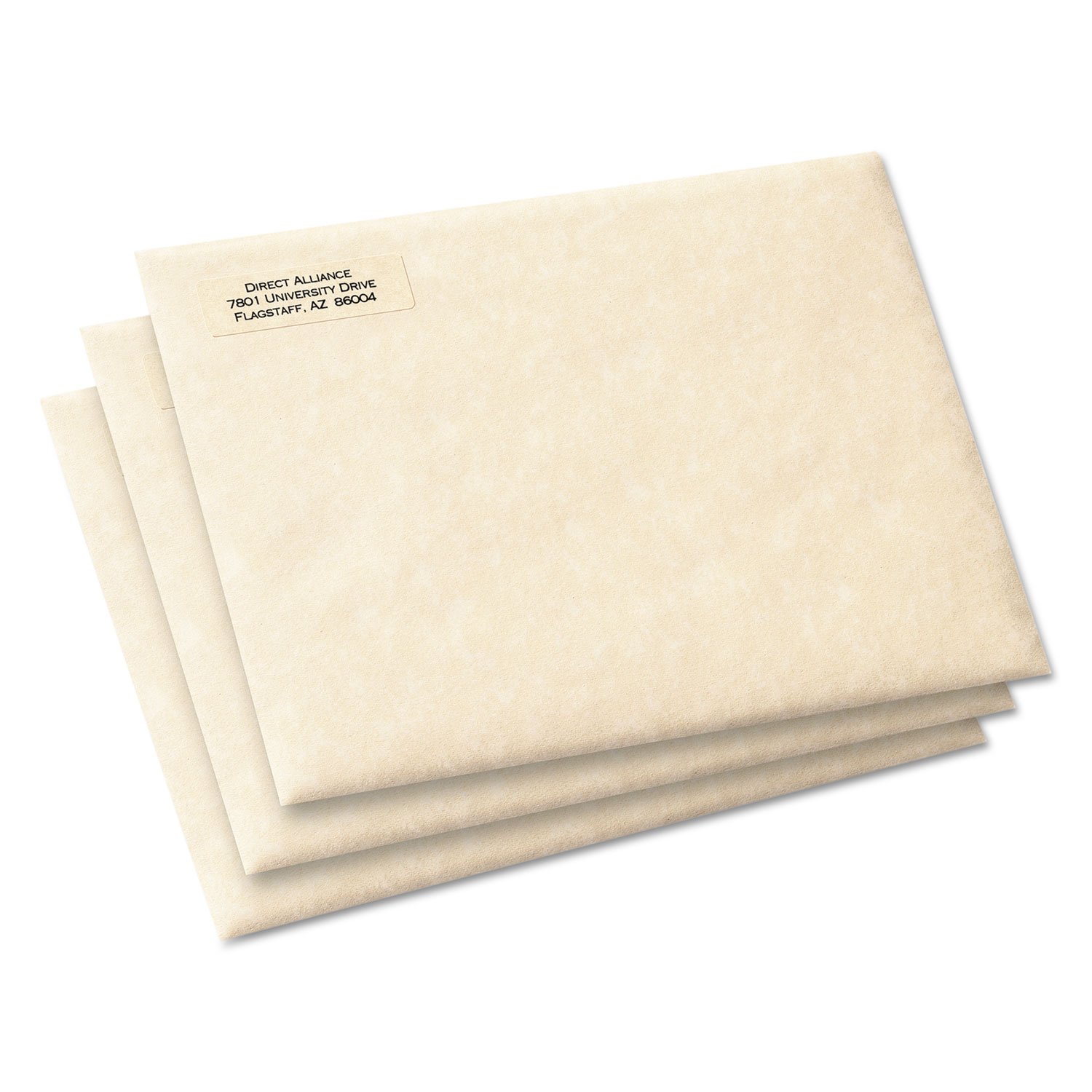 Avery 5667 Matte Clear Easy Peel Return Address Labels, Laser, 1/2 x 1 3/4, 2000/Box
