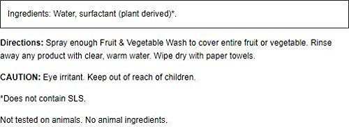 Earth Friendly Products Fruit & Vegetable Wash, 22 fl oz