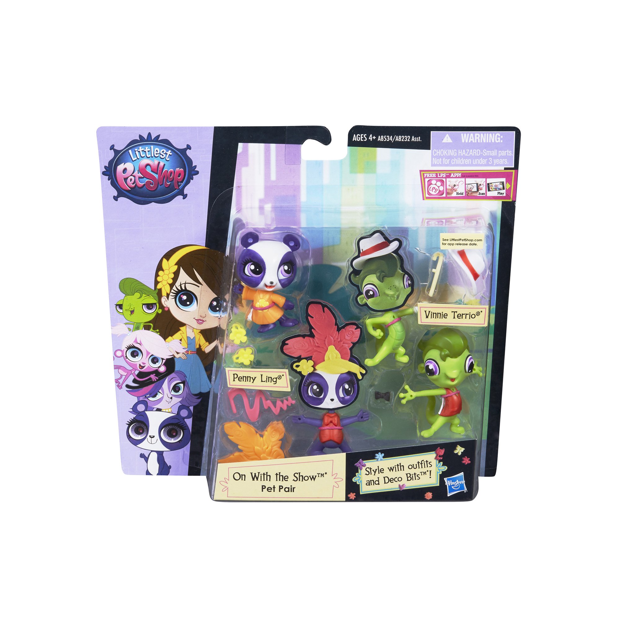 Littlest Pet Shop On with The Show Pet Pair