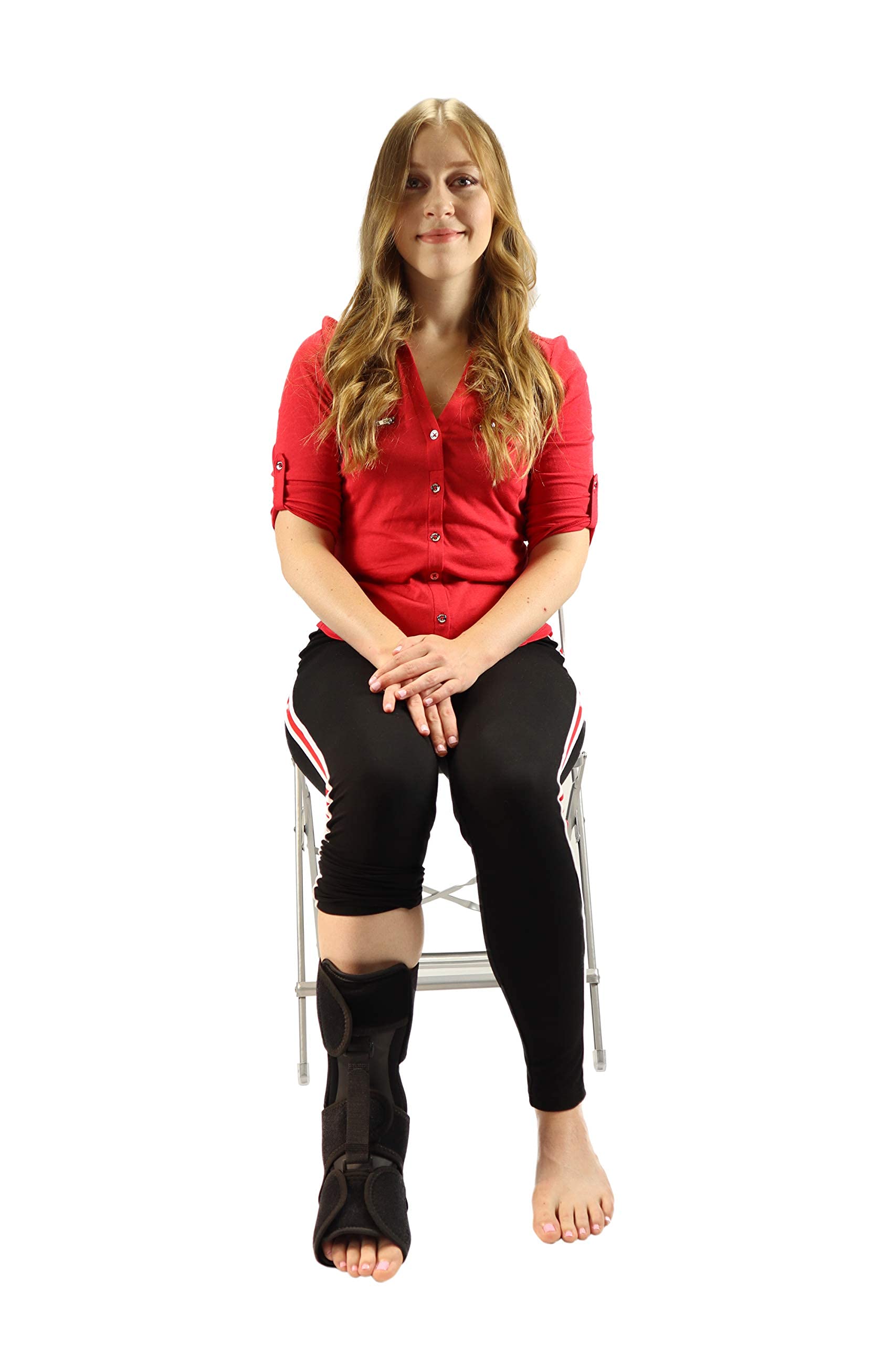 MARS WELLNESS Comfort Dorsal Night Splint - Pain Relief from Plantar Fasciitis, Drop Foot, and Achilles Tendinitis - Large