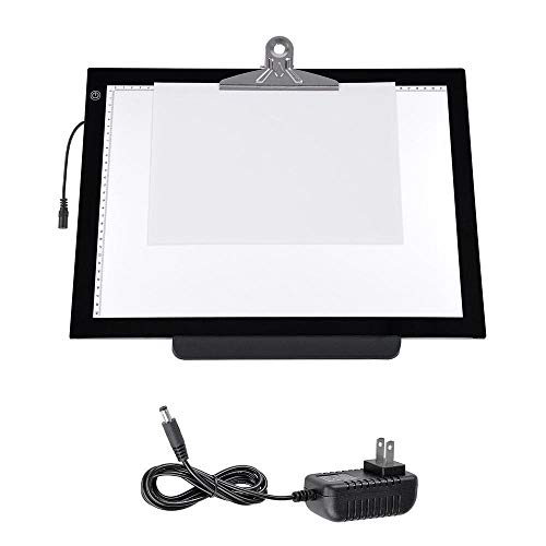 Yescom A3 LED Light Pad 17"x12" Light Box for Tracing Diamond Painting Light Board with Stand USB Power Artists Drawing Sketching Tattoo Animation