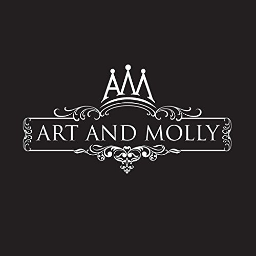 Art and Molly 14k White Gold Ball Drop Earrings with Leverback (8mm, white-gold)
