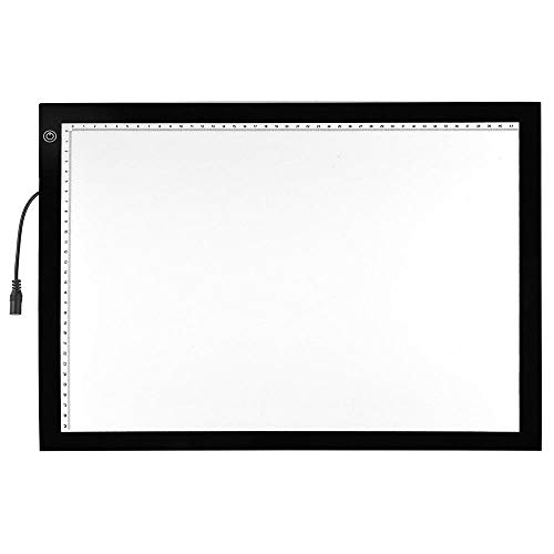Yescom A3 LED Light Pad 17"x12" Light Box for Tracing Diamond Painting Light Board with Stand USB Power Artists Drawing Sketching Tattoo Animation