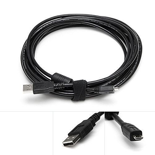 DigiPlate USB 2.0 Micro-B 5-Pin Tether Cable 15ft 15' Tether Tethered Photography Tools Cable for Sony