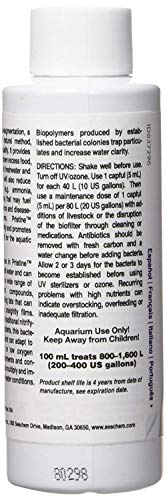 Seachem Pristine Natural Waste Management - Organic Sludge and Detritus Eliminator 100ml/3.4oz