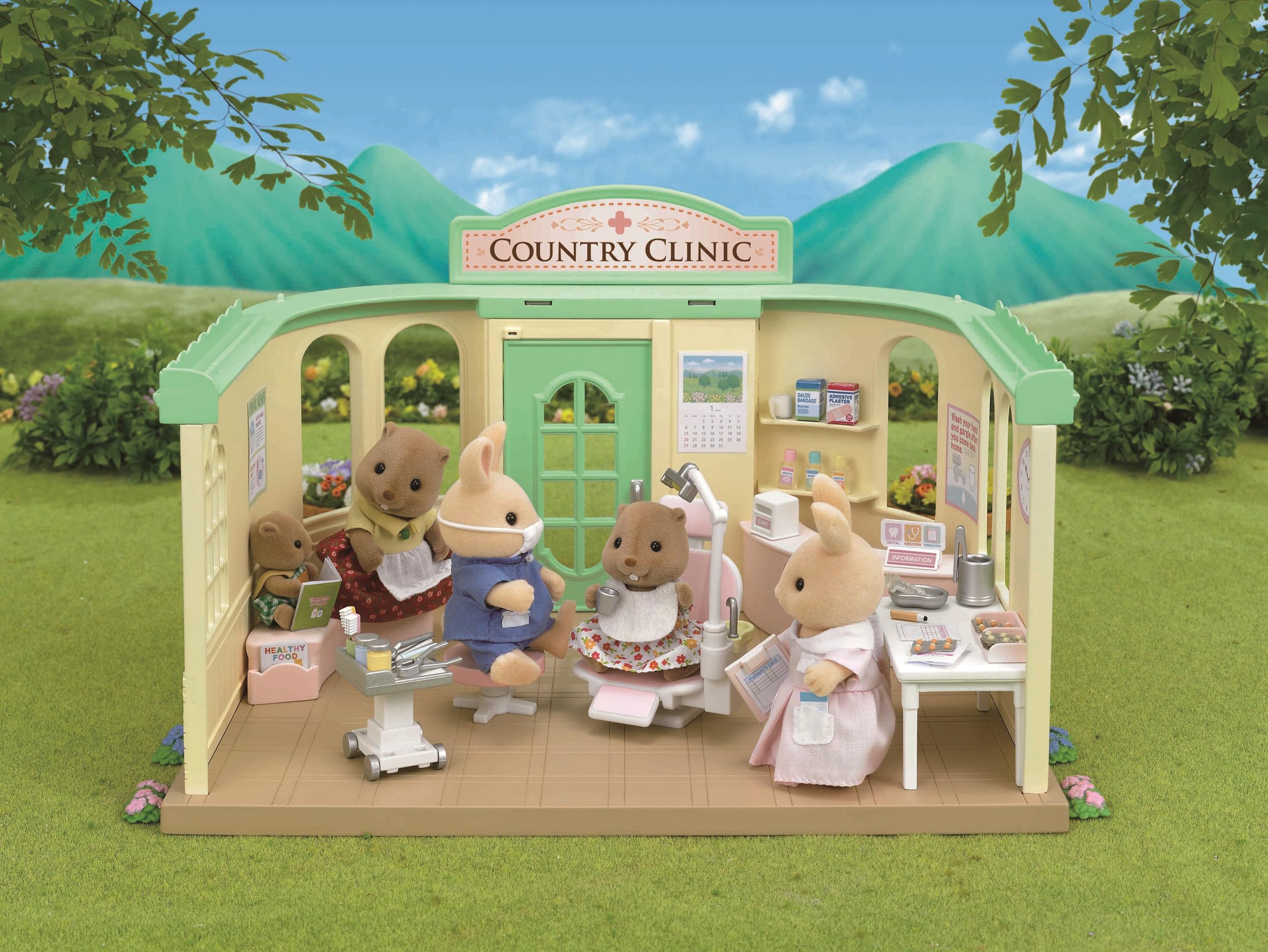 Epoch Sylvanian Families Sylvanian Family Doll "Dentist kit H-14"